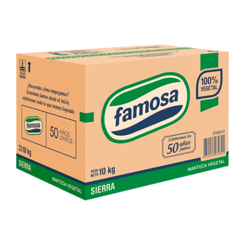 Manteca Famosa Sierra x10kg - Corporacion Marles